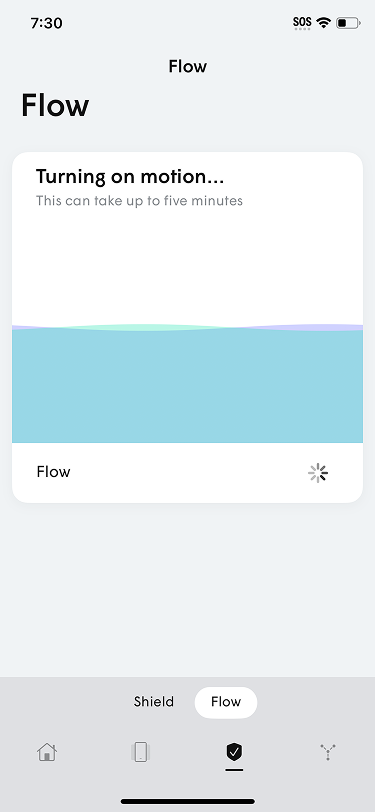Flow Motion detection